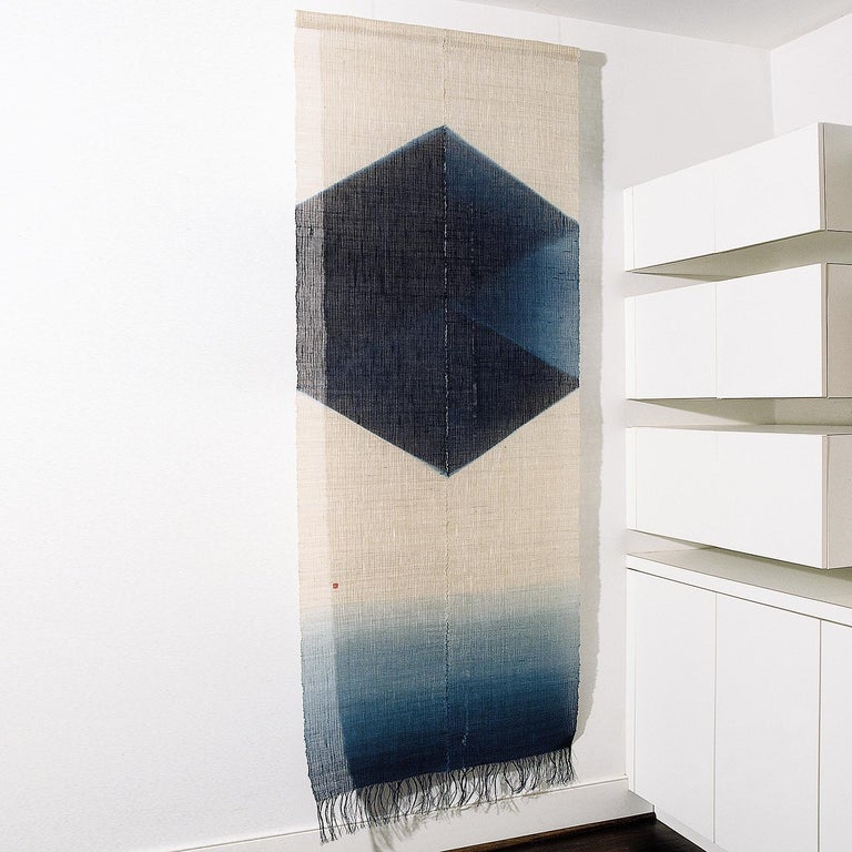 Hiroyuki Shindo - Shindigo Space II, Hand-dyed Japanese Textile Wall ...