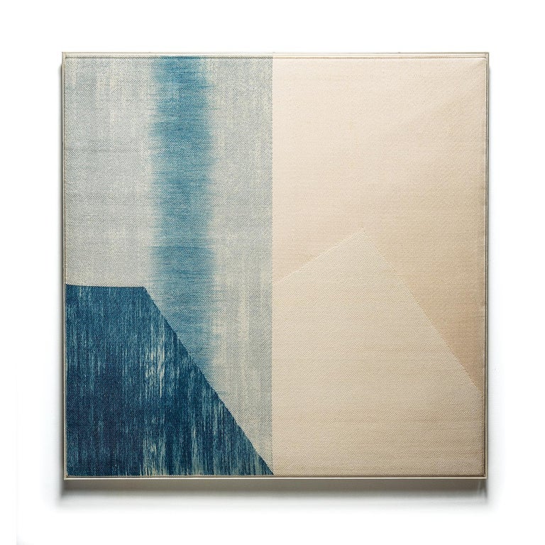 Ethel Stein - "Indigo" Ethel Stein, American Modern Abstract Geometric ...