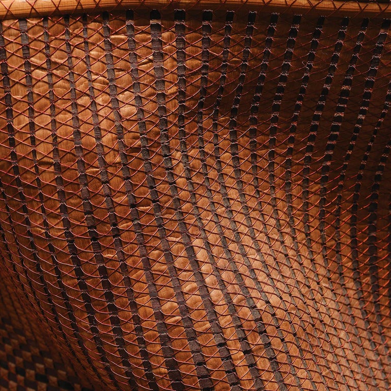 Polly Adams Sutton - Shady Lane, Abstract Cedar Basket, Polly Adams ...