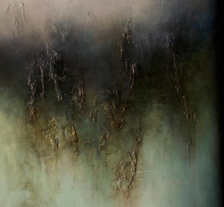 Alexandre Valette - Nocturne II, Contemporary Abstract Oil Painting For ...