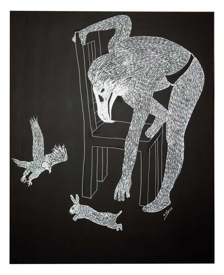 Ousmane Dia - African Contemporary Art - Predator For Sale at 1stDibs