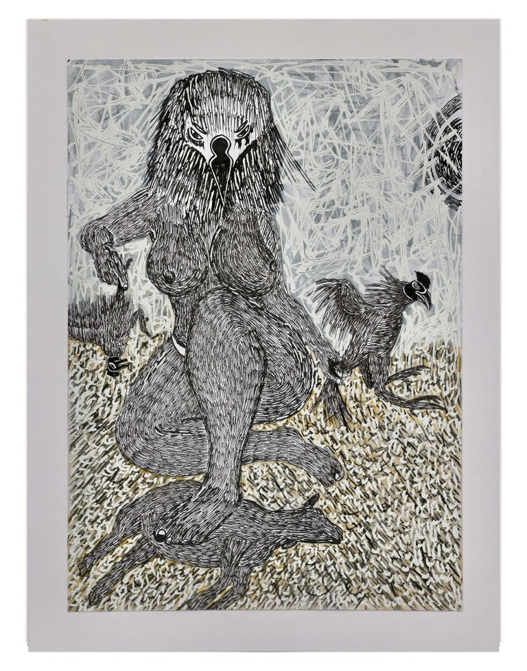 Ousmane Dia - African Contemporary Art - Scène de Sacrifice XII For ...