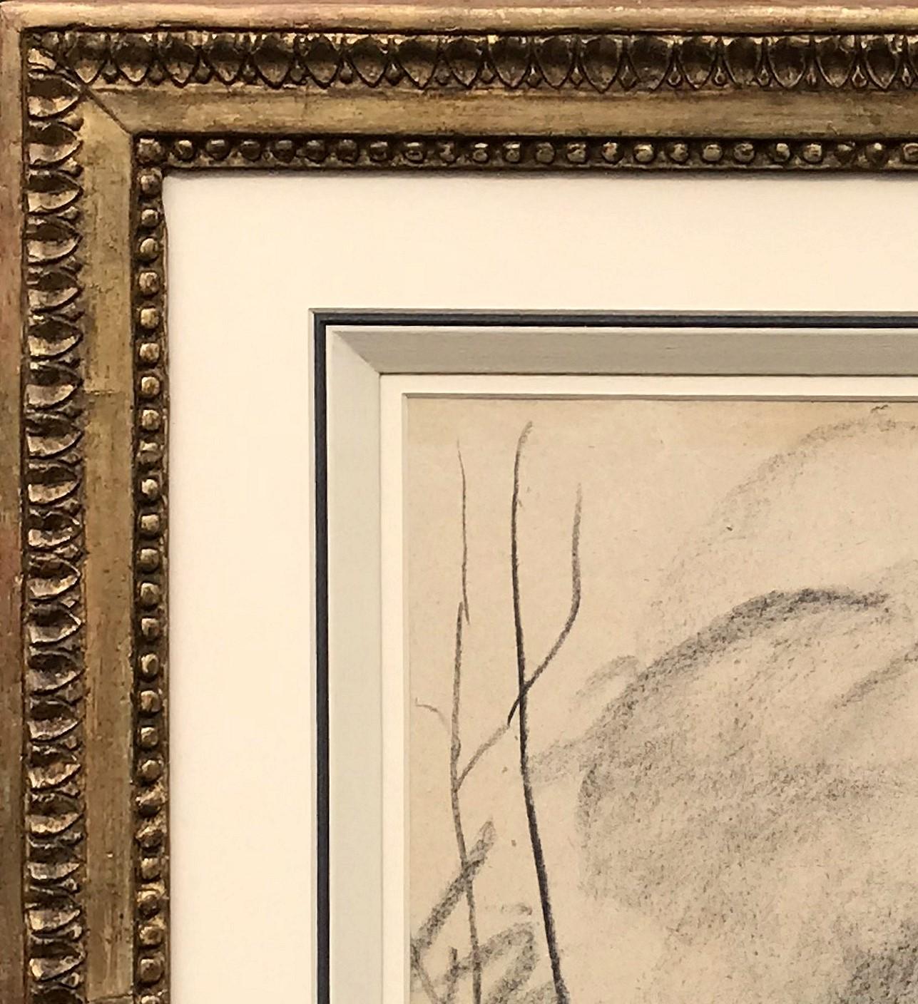 Jean-Baptiste-Camille Corot - Paysage A L'homme Accrouri en venta en ...