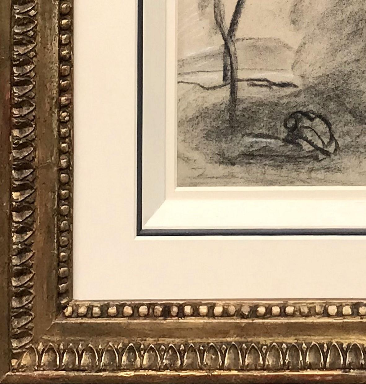 Jean-Baptiste-Camille Corot - Paysage A L'homme Accrouri en venta en ...