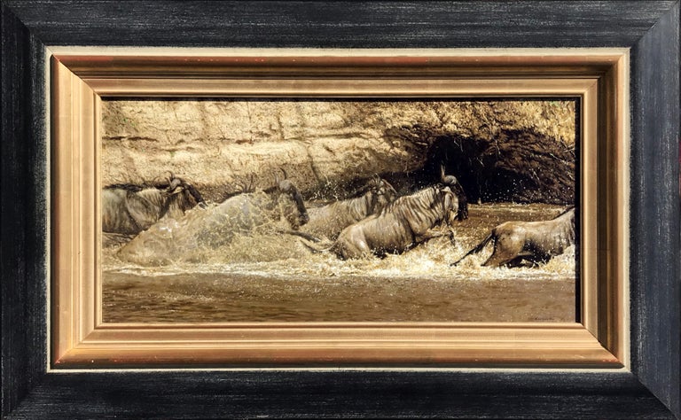Tony Karpinski - Wildebeest Crossing For Sale at 1stDibs