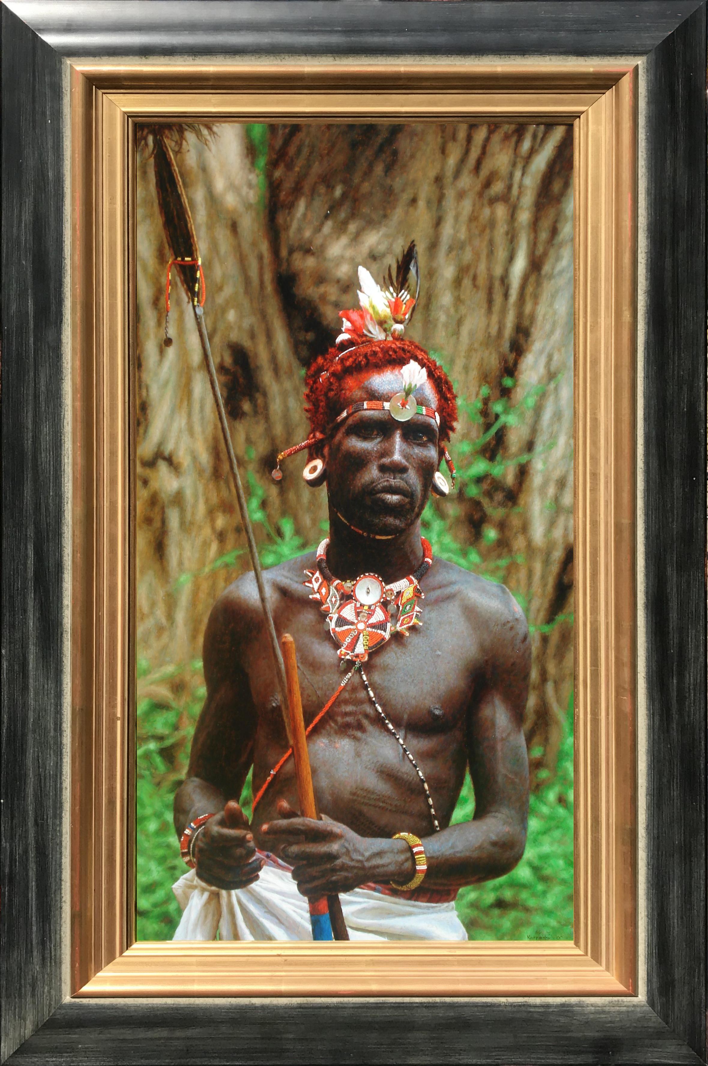 Tony Karpinski - Samburu Warrior Portrait For Sale at 1stDibs