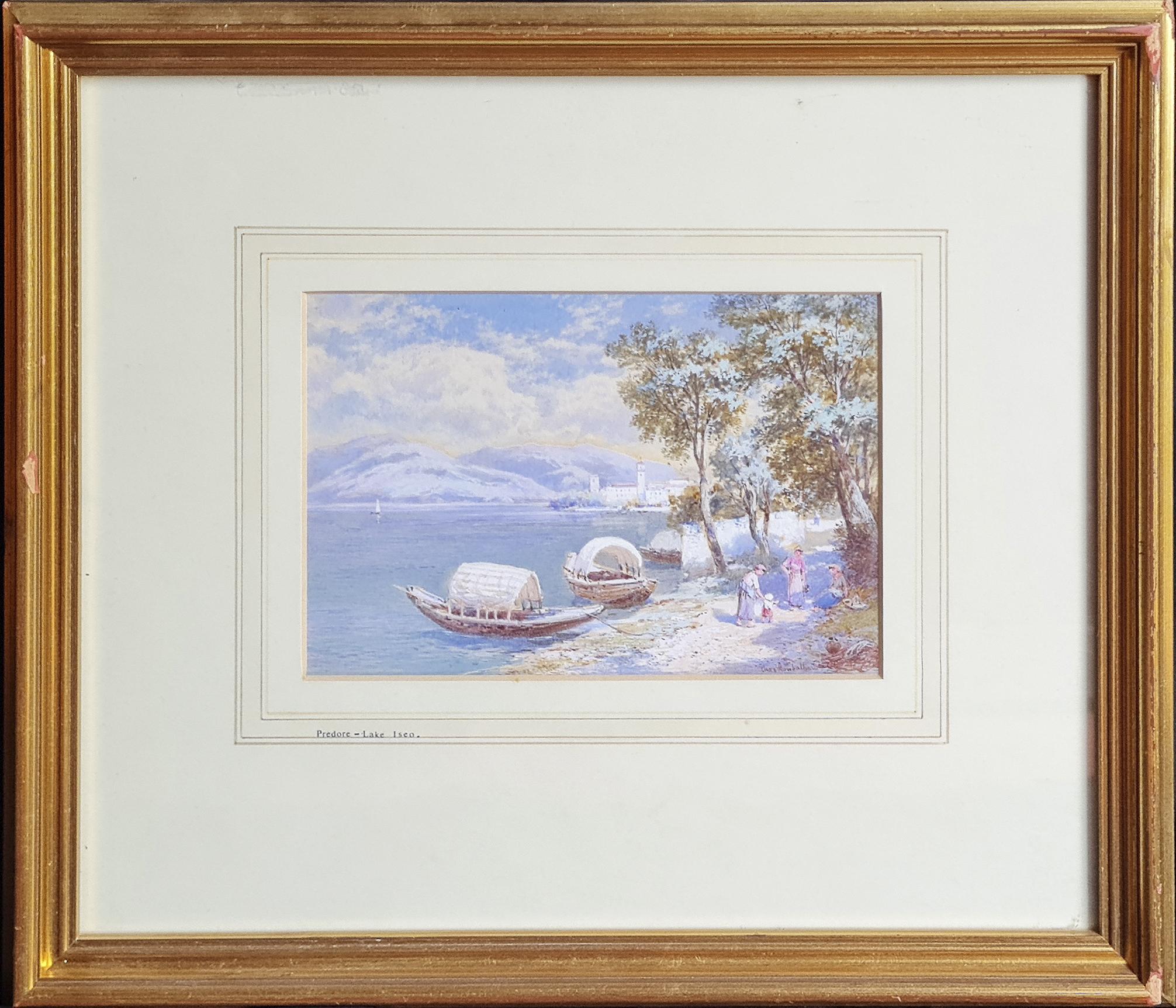 William Edwards Cook - The Market - Original Watercolor by William ...
