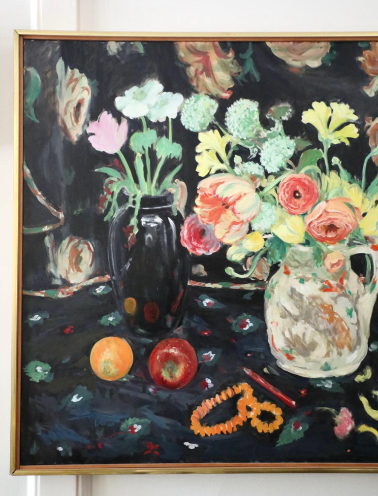 Alice Forman - Alice Forman, Floral Still Life, "Ranunculus", Oil on ...