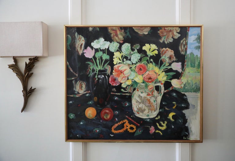 Alice Forman - Alice Forman, Floral Still Life, "Ranunculus", Oil on ...