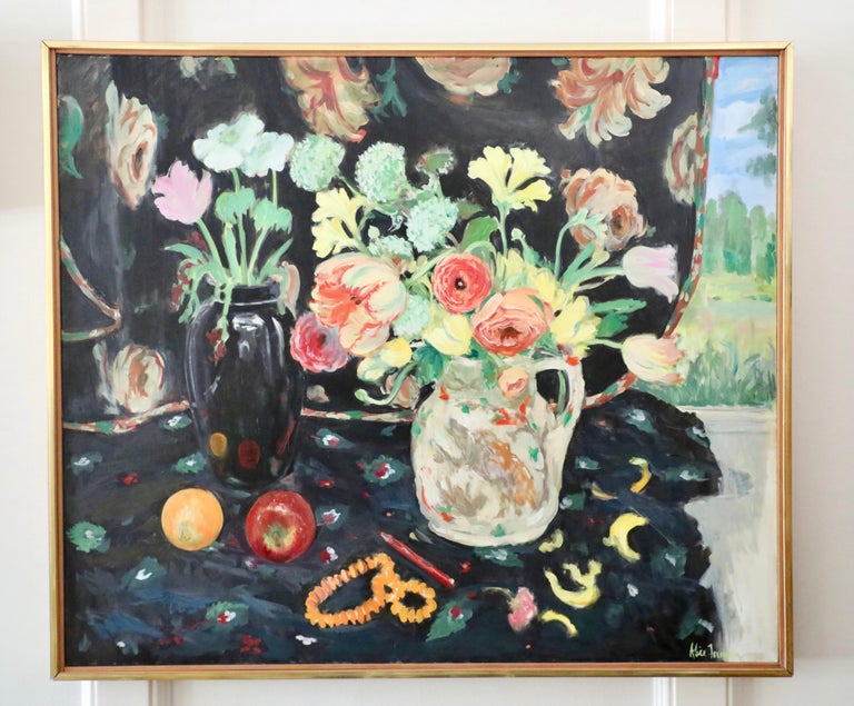 Alice Forman - Alice Forman, Floral Still Life, "Ranunculus", Oil on ...