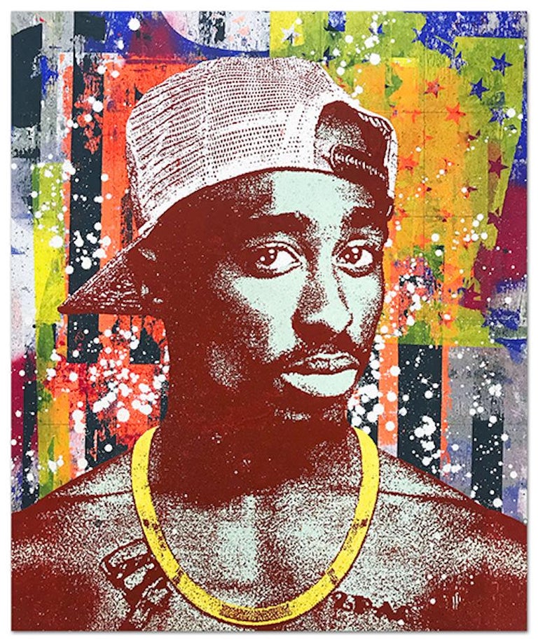 Greg Gossel - Greg Gossel "Tupac Shakur 2" Pop Art Musician Music ...