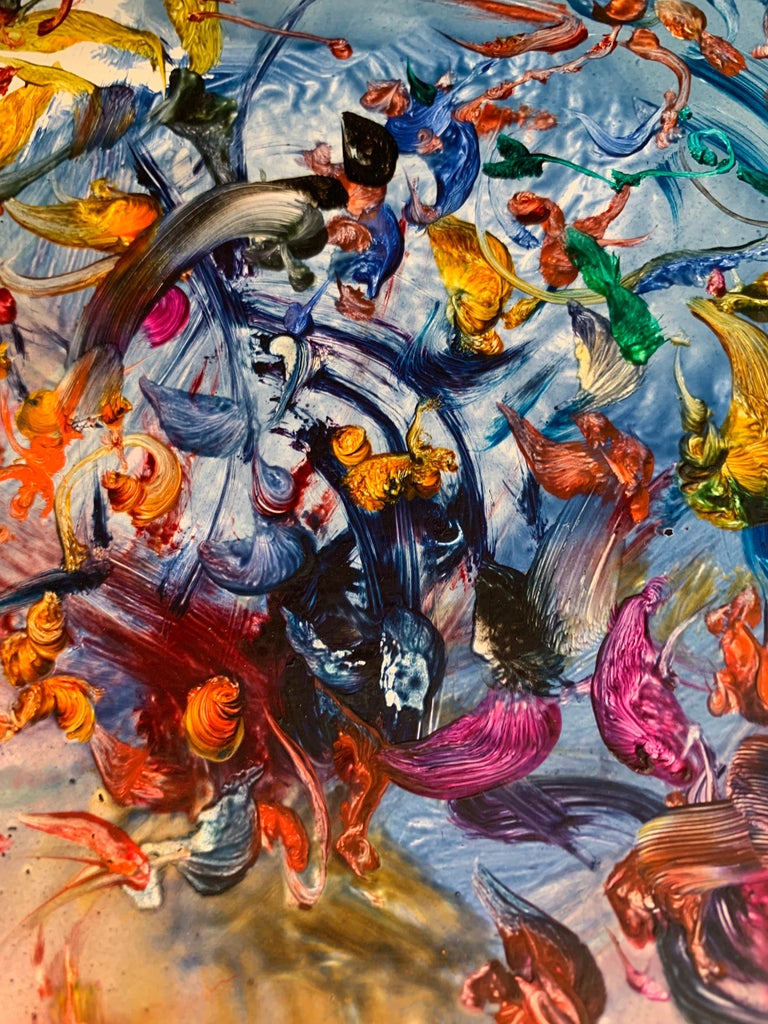 Reginald Pollack - Reginald Pollack "Picasso's Loves" Abstract Oil on ...