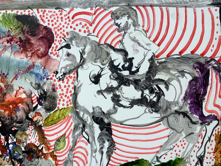 Reginald Pollack - Galaxy, Reginald Pollack Abstract Expressionist Oil ...
