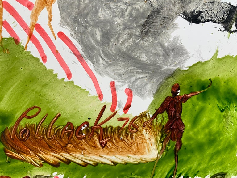 Reginald Pollack - Galaxy, Reginald Pollack Abstract Expressionist Oil ...