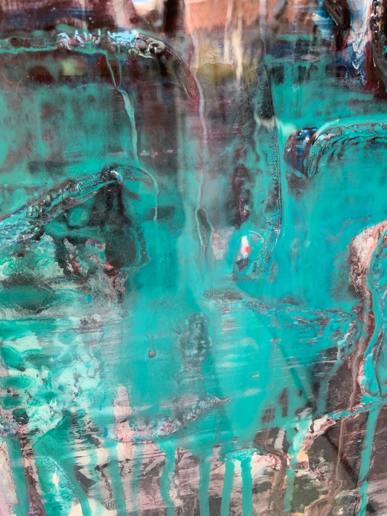 Peri Gutierrez - Peri Gutierrez "Contemplative" Canvas Abstract ...
