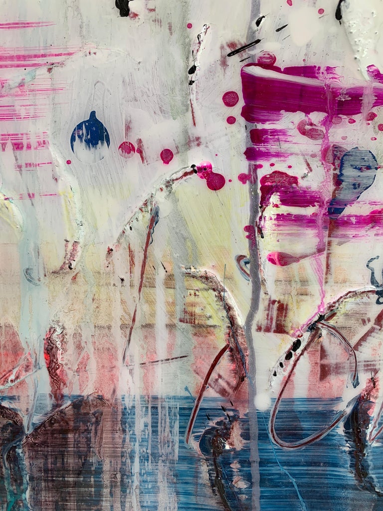 Peri Gutierrez - Peri Gutierrez "Contemplative" Canvas Abstract ...