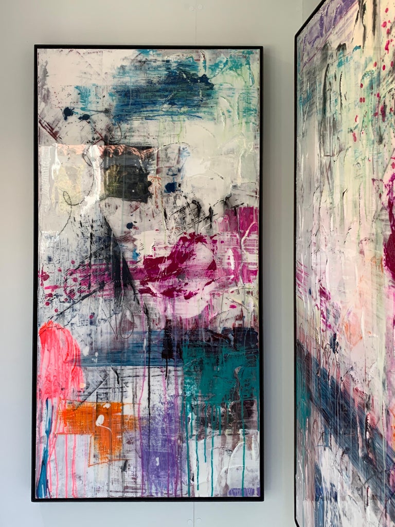 Peri Gutierrez - Peri Gutierrez "Contemplative" Canvas Abstract ...
