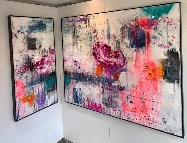 Peri Gutierrez - Peri Gutierrez "Contemplative" Canvas Abstract ...