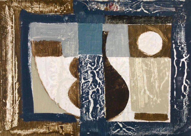 Daisy Cook - Bottle Still life with Raw Umber - abstract, geometry ...