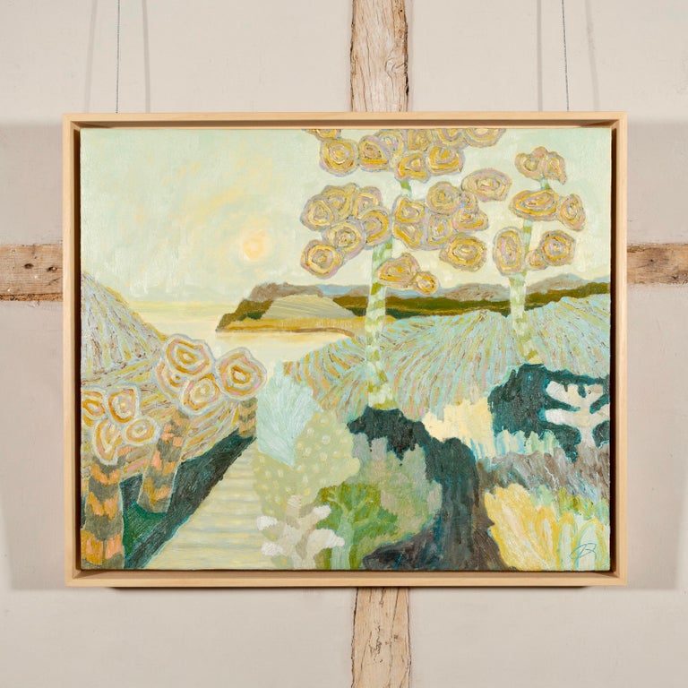 Richard Ballinger - Richard Ballinger Steps to the Bay landscape oil ...