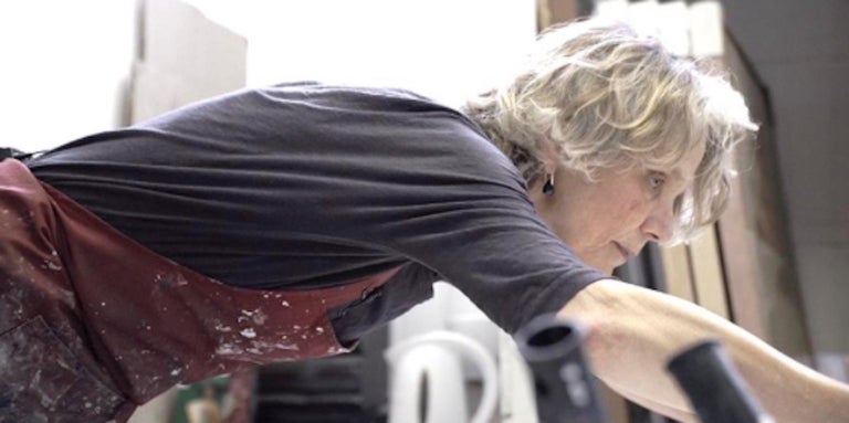 Vera Pouw - ''''No title'''' Dutch Contemporary Painting of a Moving ...