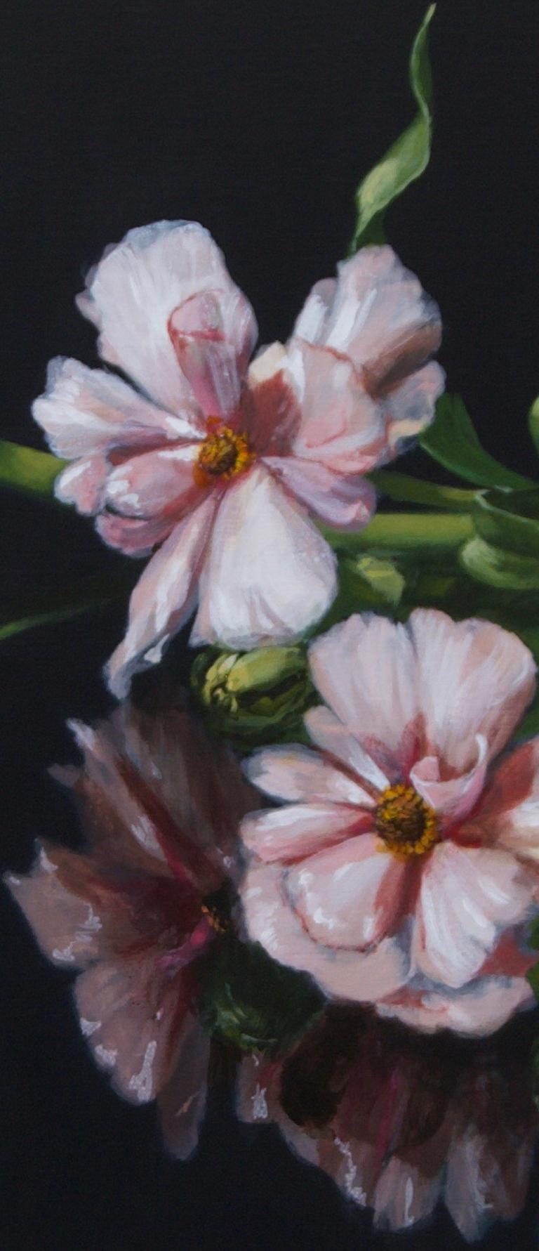 Sasja Wagenaar - ''Crowfoot and Tulip'', Dutch Contemporary Still Life with Flowers For Sale at ...