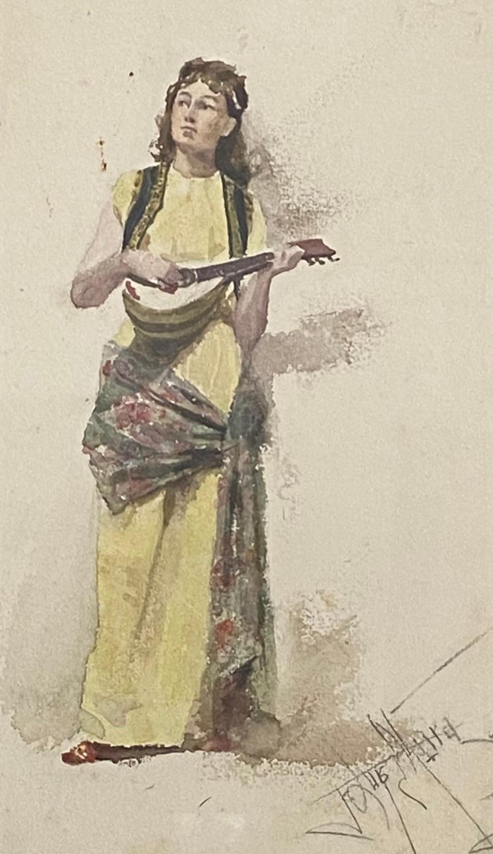 Francis Luis Mora - Francis Luis Mora "Woman with Guitar" Original ...