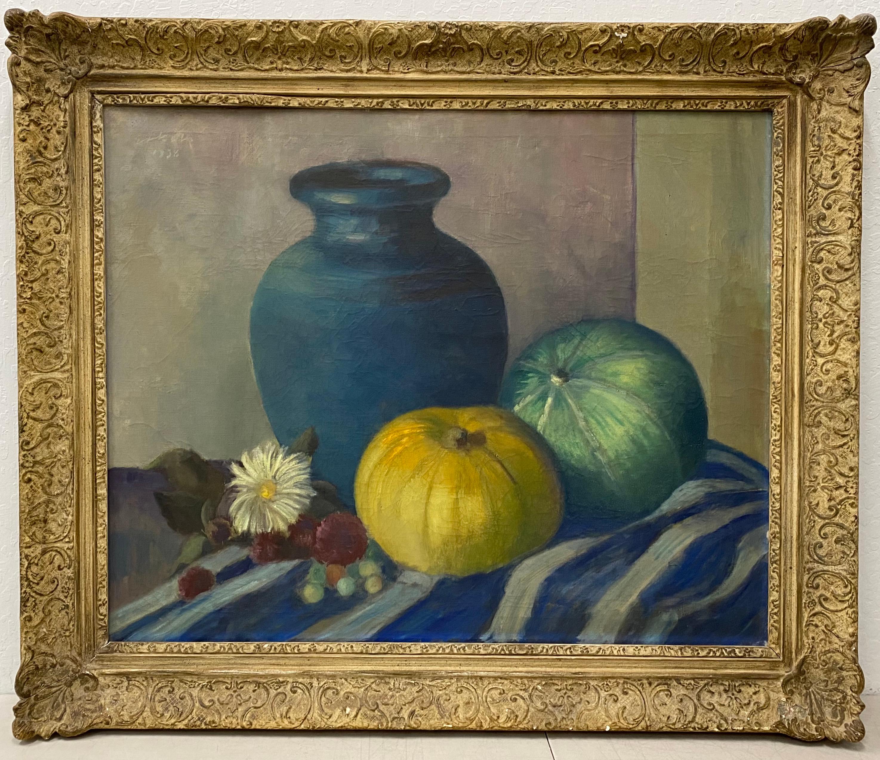 Uuno Eskola - Uuno Eskola (Finland, 1889-1958) Large Scale Still Life ...