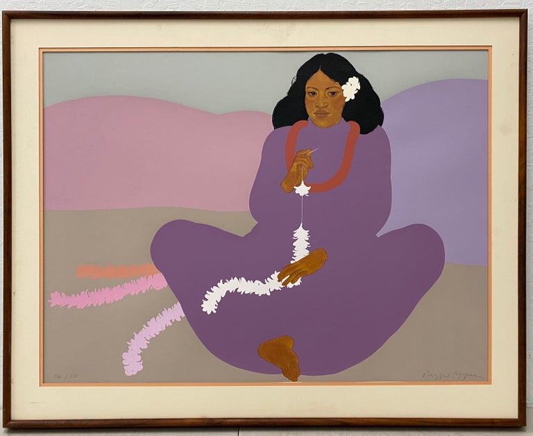 Pegge Hopper - Pegge Hopper "Kui Lei" Original Pencil Signed Serigraph ...