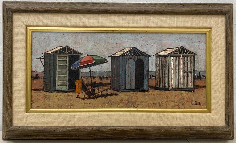 John Lentine - John Lentine "Le Capanne #19" Original Oil Painting C ...