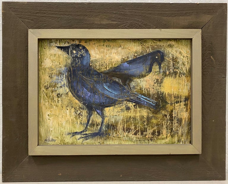 Gilbert Stone - Gilbert Stone "Blackbirds Aren't Black" Original Oil ...