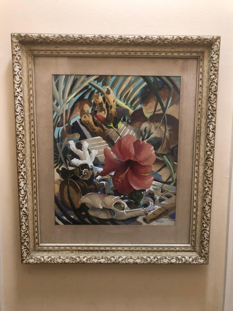 Alexander Couard - Alexander Pernot Couard Tropical Still Life For Sale ...