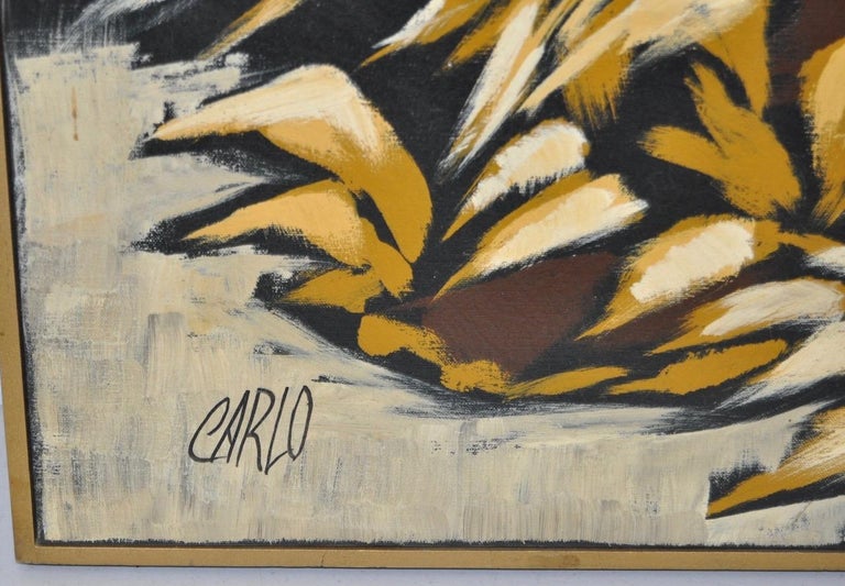 Carlo of Hollywood Studio - Carlo of Hollywood "Sunflowers" Mid Century ...