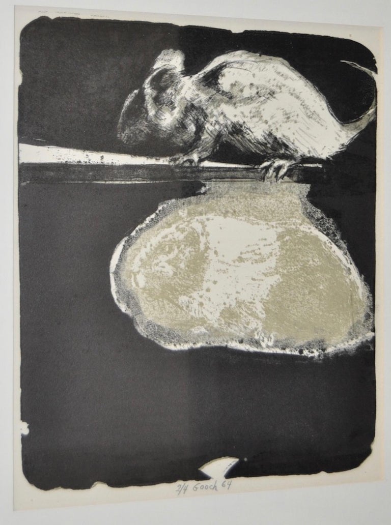Gerald Gooch - Gerald Gooch Mid Century Abstract "The Mouse" Lithograph ...