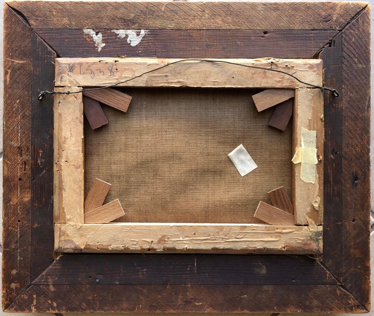 George Riecke - George Riecke (1848-1930) Bucolic Landscape w/ Sheep c ...