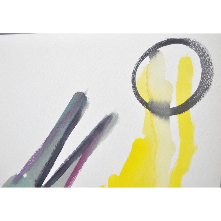 TIGA (Jean Claude Garoute, Haitian) Original Watercolor c.1971 at 1stDibs