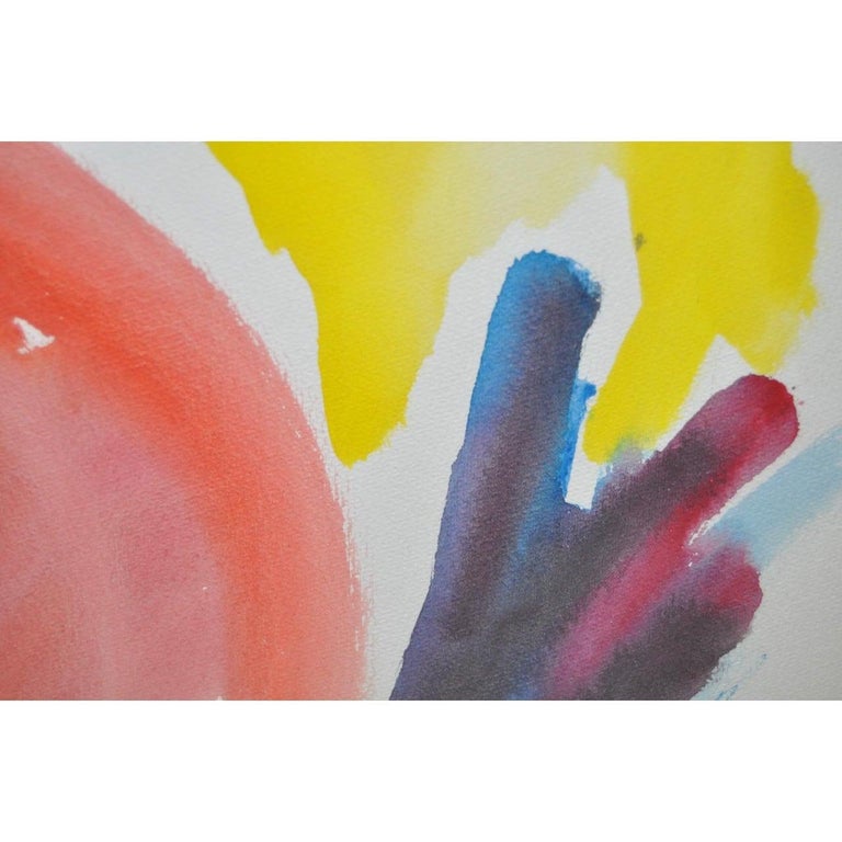 TIGA (Jean Claude Garoute, Haitian) Original Watercolor c.1971 at 1stDibs