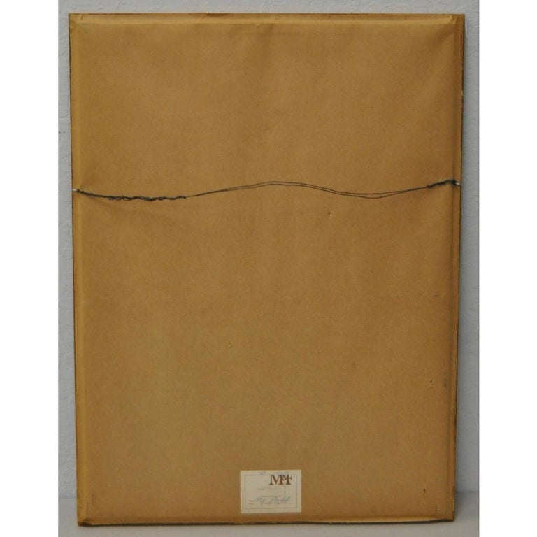 TIGA (Jean Claude Garoute, Haitian) Original Watercolor c.1971 at 1stDibs