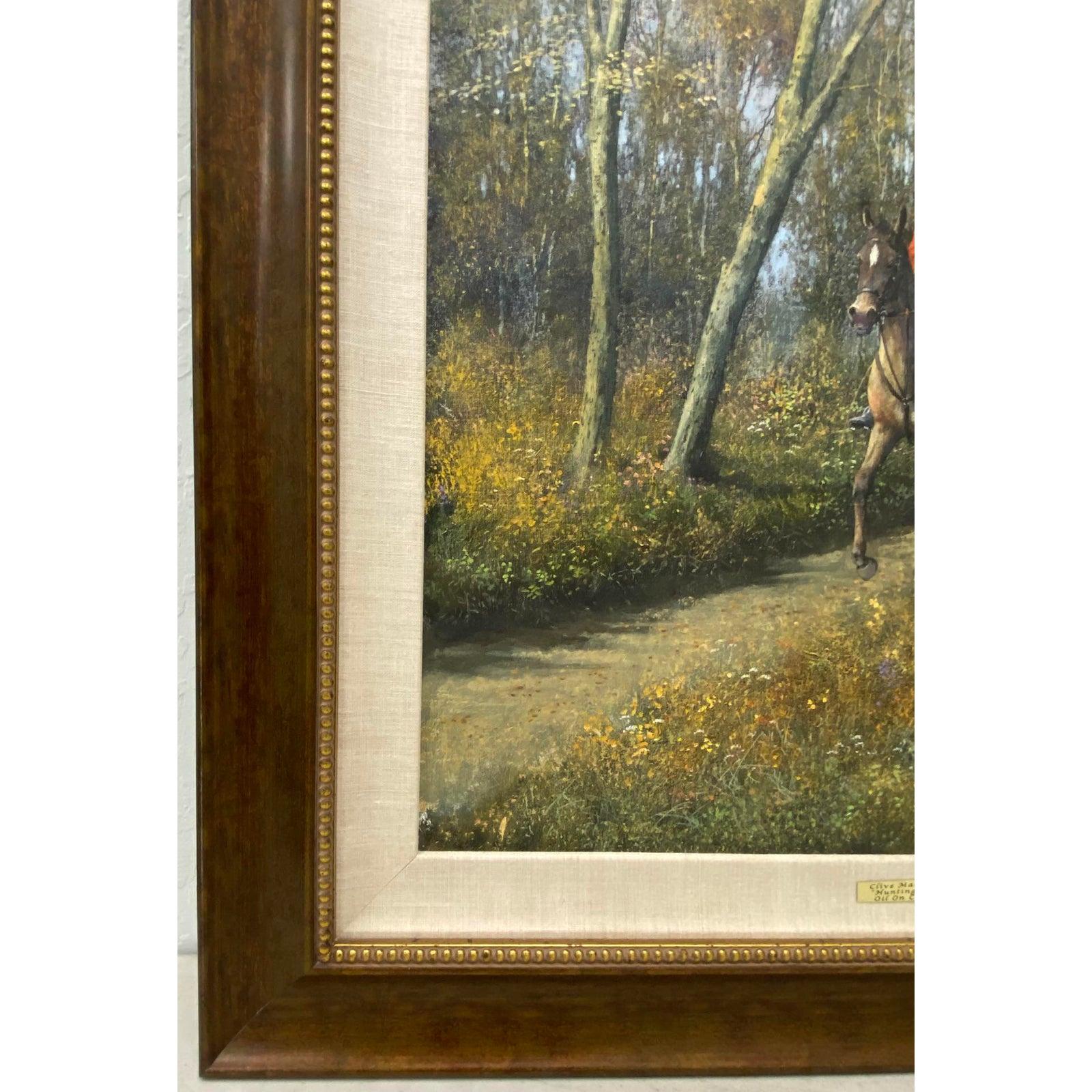 Clive Madgwick - Clive Madgwick "Hunting Lane" Original Oil Painting c ...