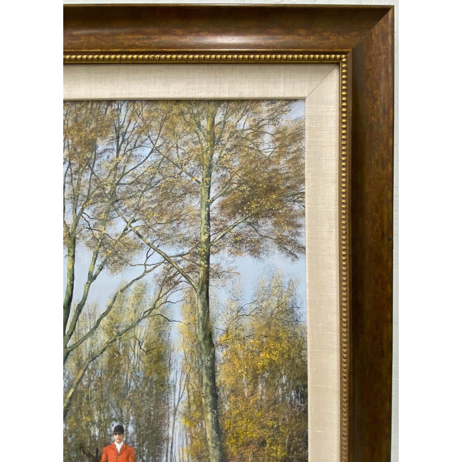 Clive Madgwick - Clive Madgwick "Hunting Lane" Original Oil Painting c ...