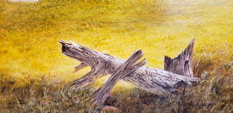 Jacobus Schot - Jacobus Schot Country Farm Landscape Oil Painting c ...