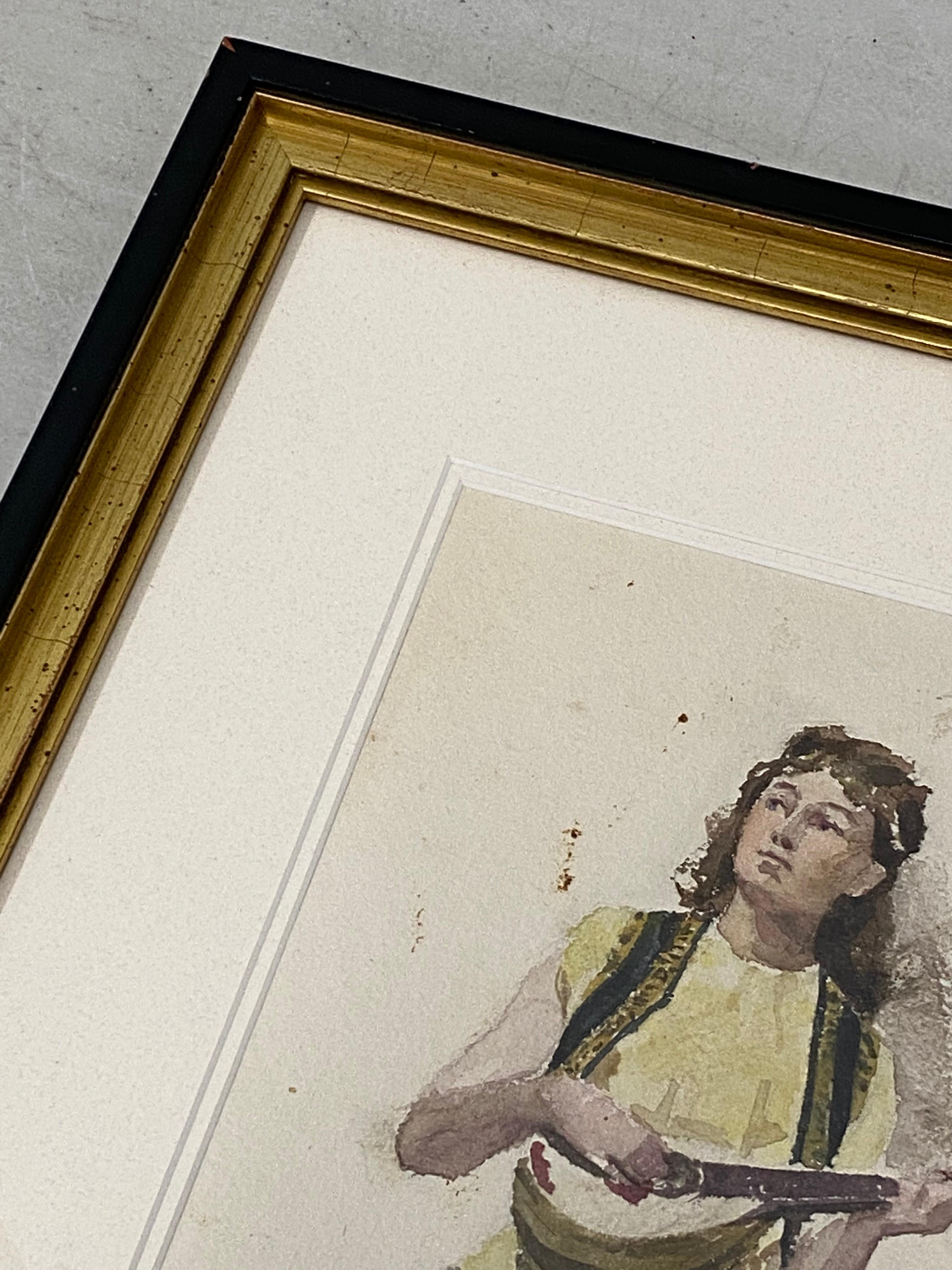 Francis Luis Mora - Francis Luis Mora "Woman with Guitar" Original ...