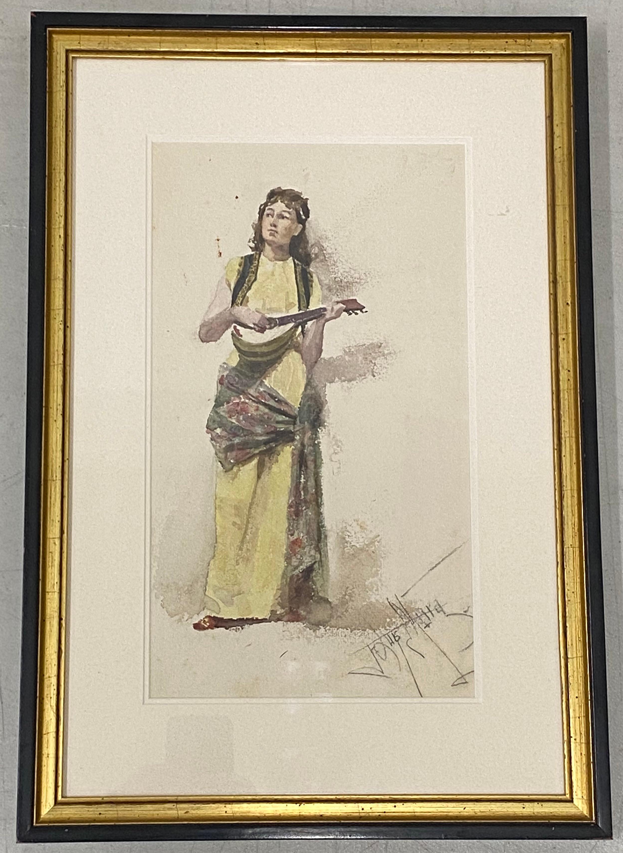 Theresa Bernstein - "Young Girl Seated," Theresa Bernstein, charcoal ...