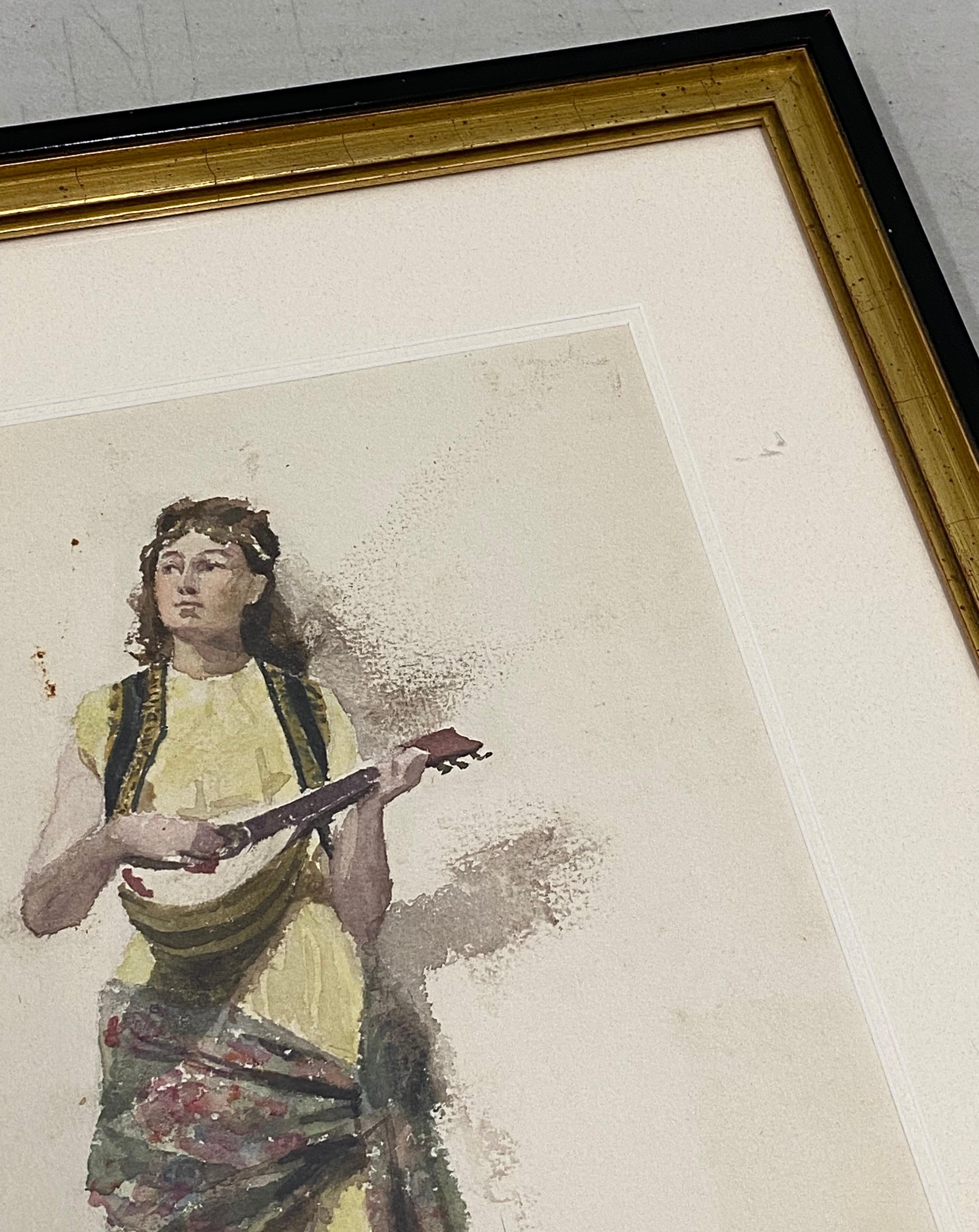 Francis Luis Mora - Francis Luis Mora "Woman with Guitar" Original ...