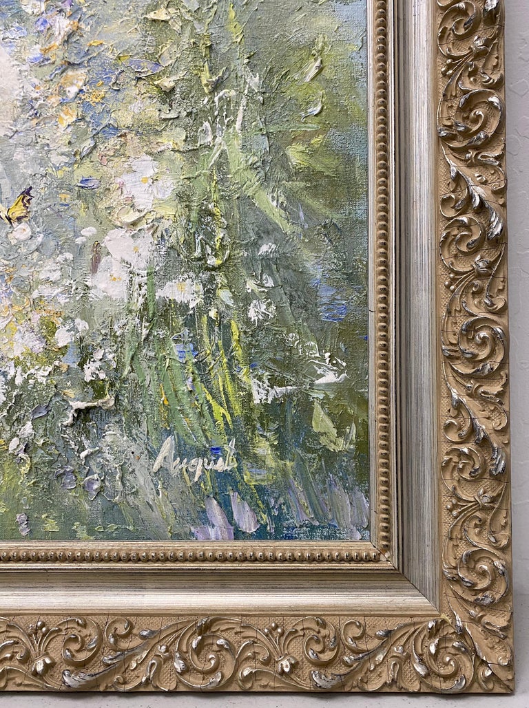 Lillian August - Lillian August "A Little Girl's Paradise" Original Oil ...