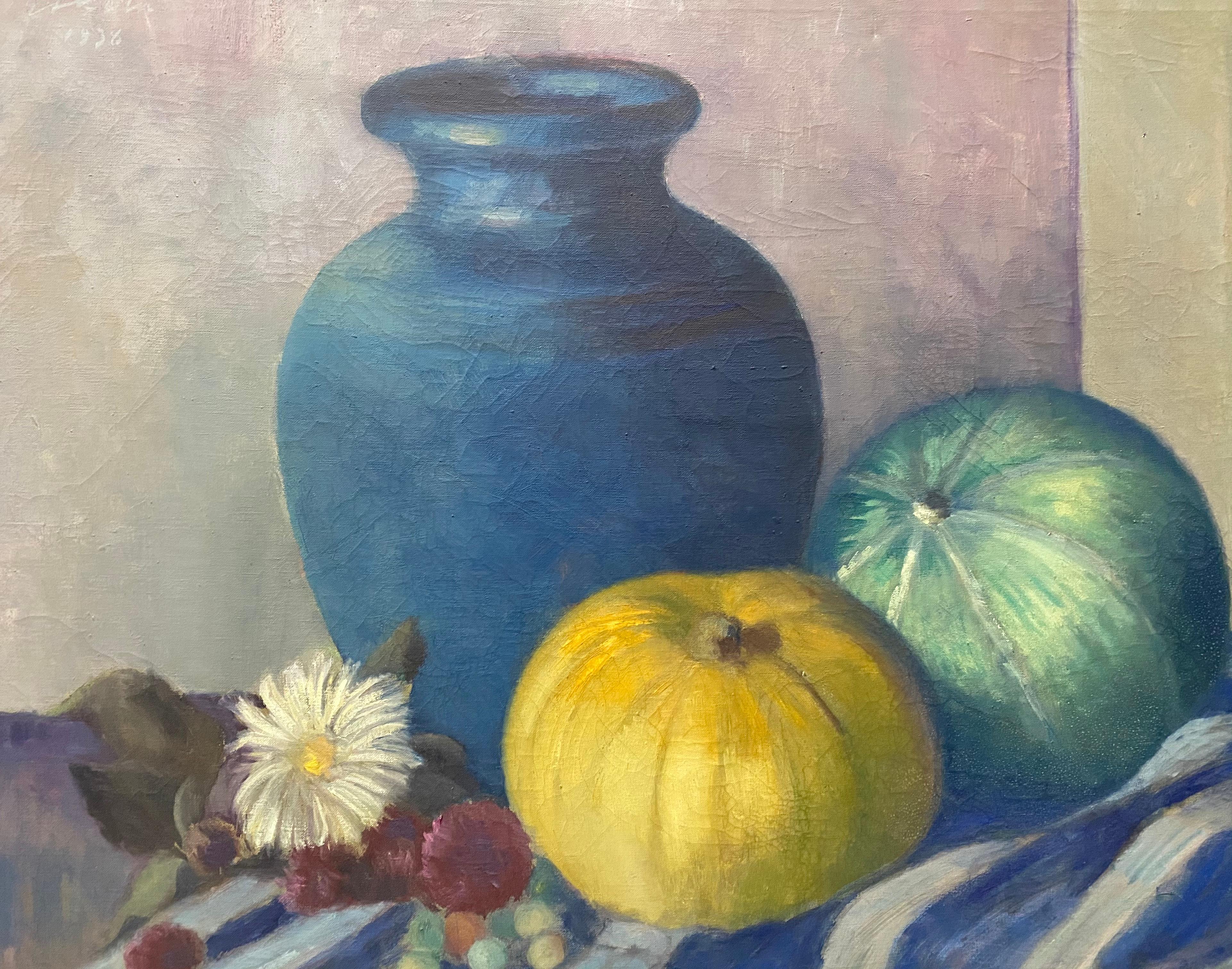 Uuno Eskola - Uuno Eskola (Finland, 1889-1958) Large Scale Still Life ...