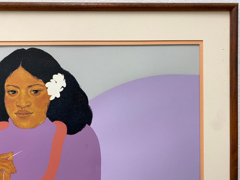 Pegge Hopper - Pegge Hopper "Kui Lei" Original Pencil Signed Serigraph ...