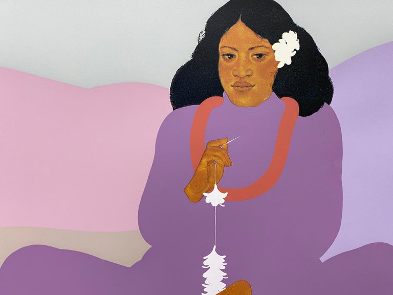 Pegge Hopper - Pegge Hopper "Kui Lei" Original Pencil Signed Serigraph ...