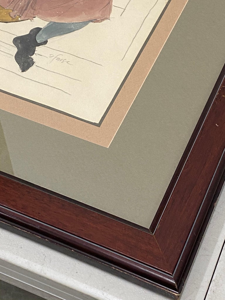 Roger Furse - Roger Furse "Waldemar Fitzurse - Ivanhoe" Original ...