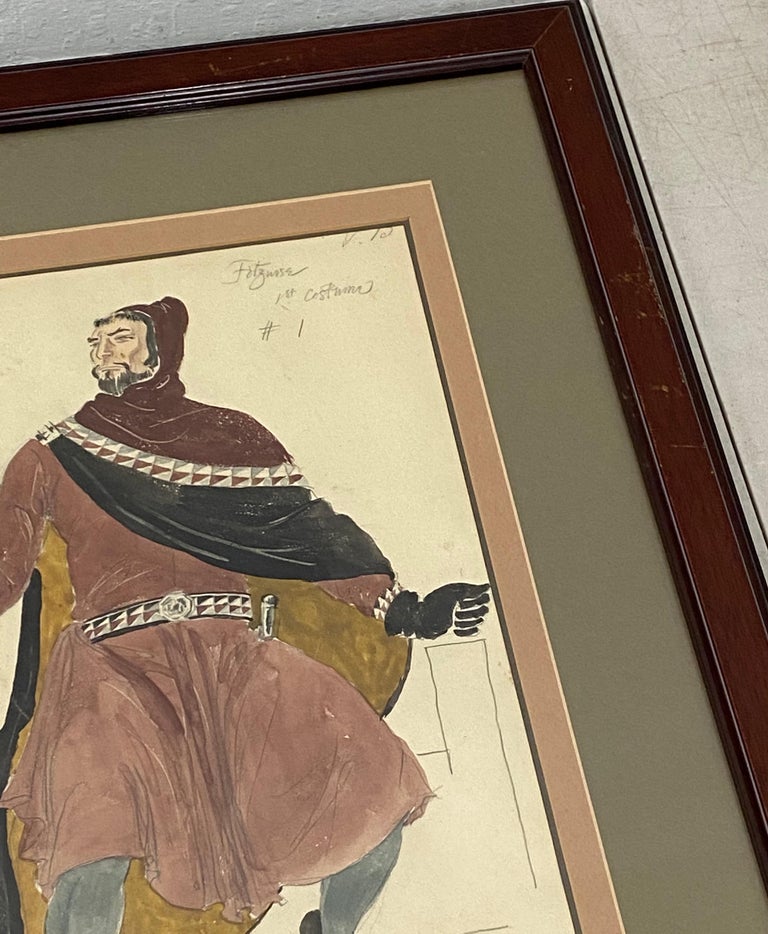 Roger Furse - Roger Furse "Waldemar Fitzurse - Ivanhoe" Original ...